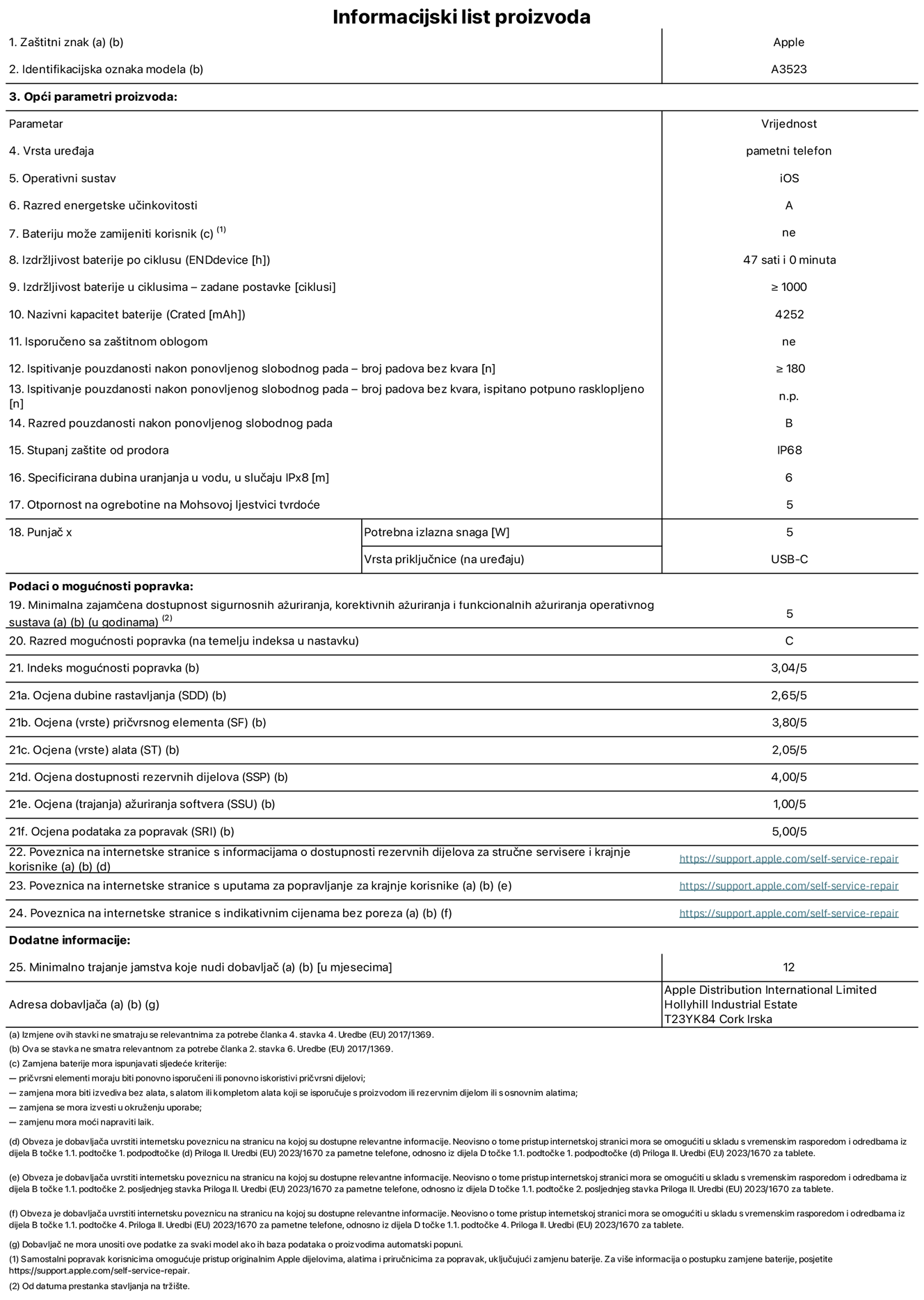 iPhone 17 Pro: 256 GB - kozmička narančasta – iSTYLE.hr